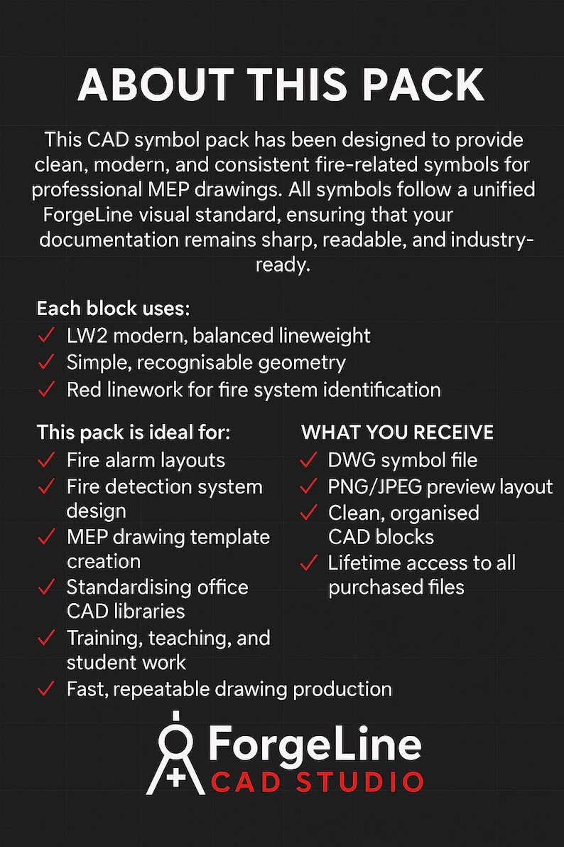 Fire Alarm CAD Blocks | Autocad Fire Detection Symbols | 2D DWG ...