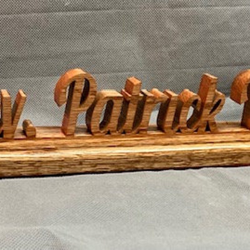 Desk Name Plate - Etsy