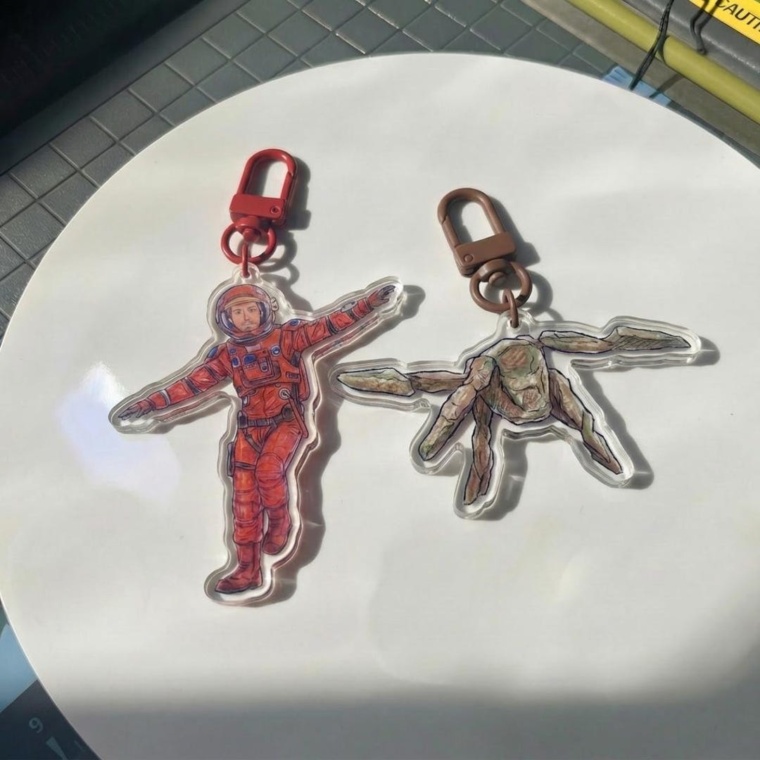 Grace Rocky Keychain Charm, Project Hail Mary Fan Art Keychains - Etsy