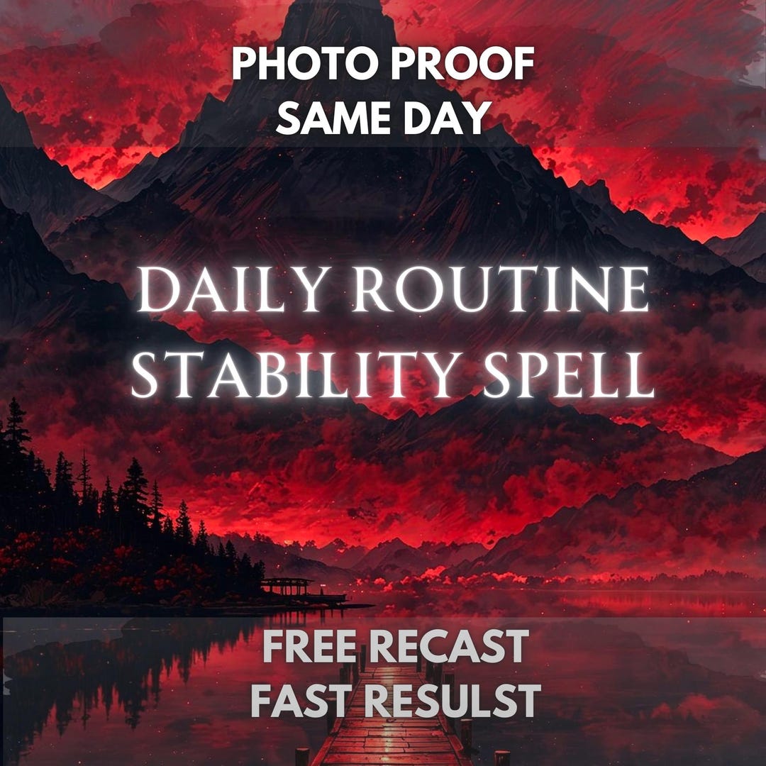 Daily Routine Stability Spell Structure, Balance & Consistent Flow ...