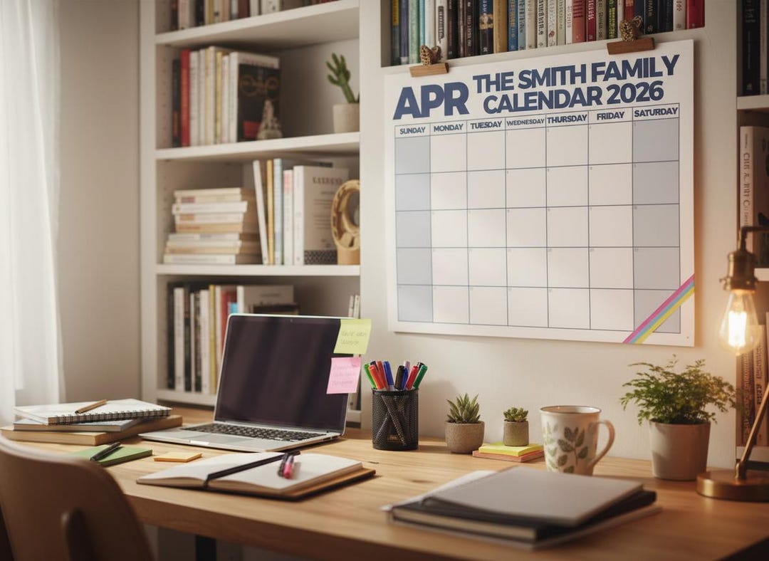 Custom 2026 Monthly Wall Calendar | Family, Home & Office Planner ...