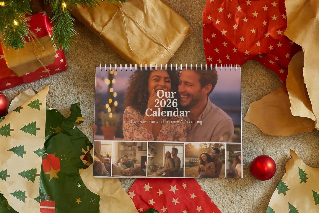 2026 Couples Calendar With Romantic Ious & Secret Games (digital ...