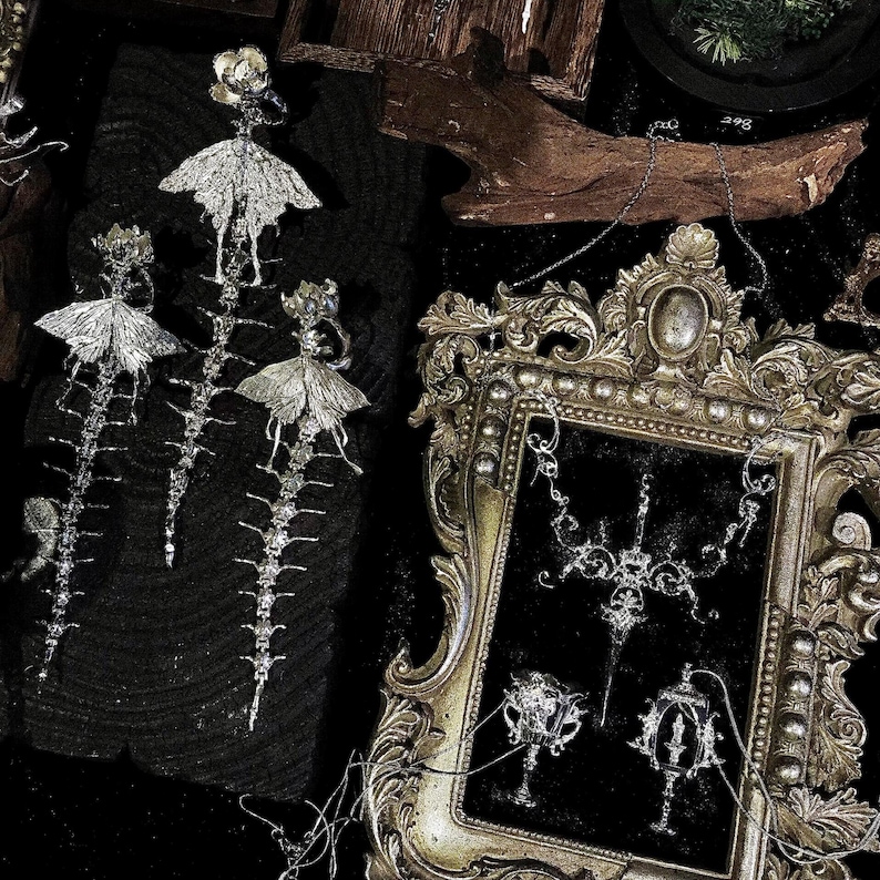 Gothic Mystery Jewelry Jar | Curated Dark Alt Punk Emo Set | Cross ...