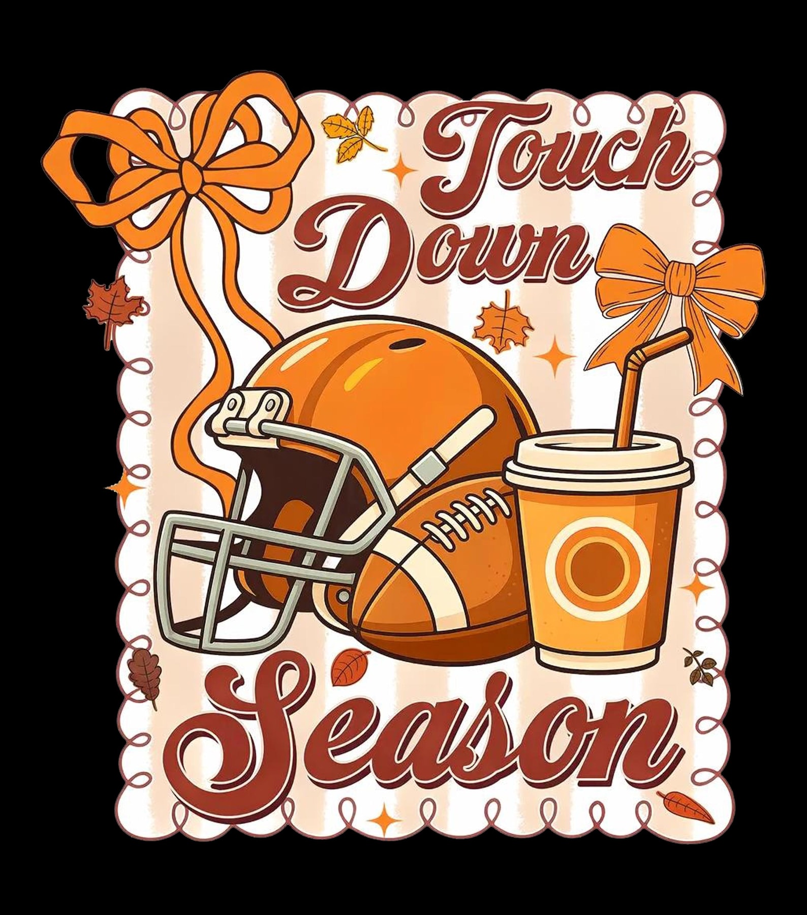 Touchdown Season PNG, Fall Football Design (digital Download) - Etsy