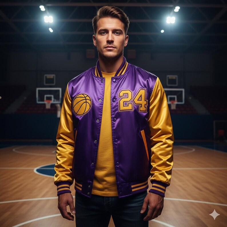 Basketball Varsity Jacket – Classic Letterman Bomber | Unisex American ...