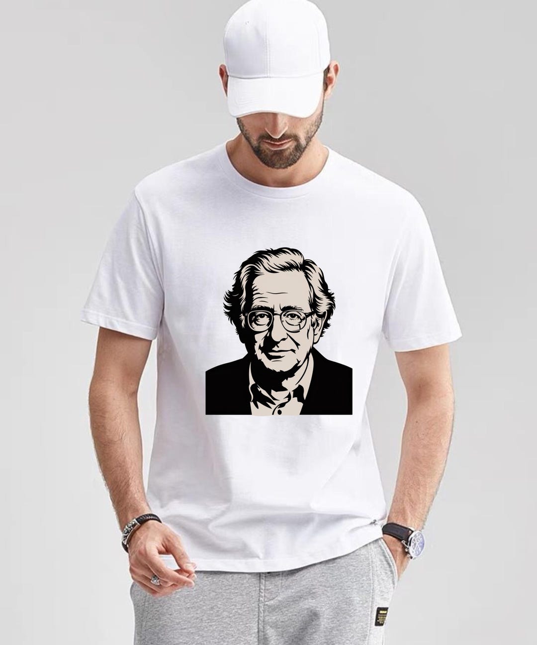 Noam Chomsky Stencil Art – Svg Png Eps Pdf Dxf Digital Bundle for ...