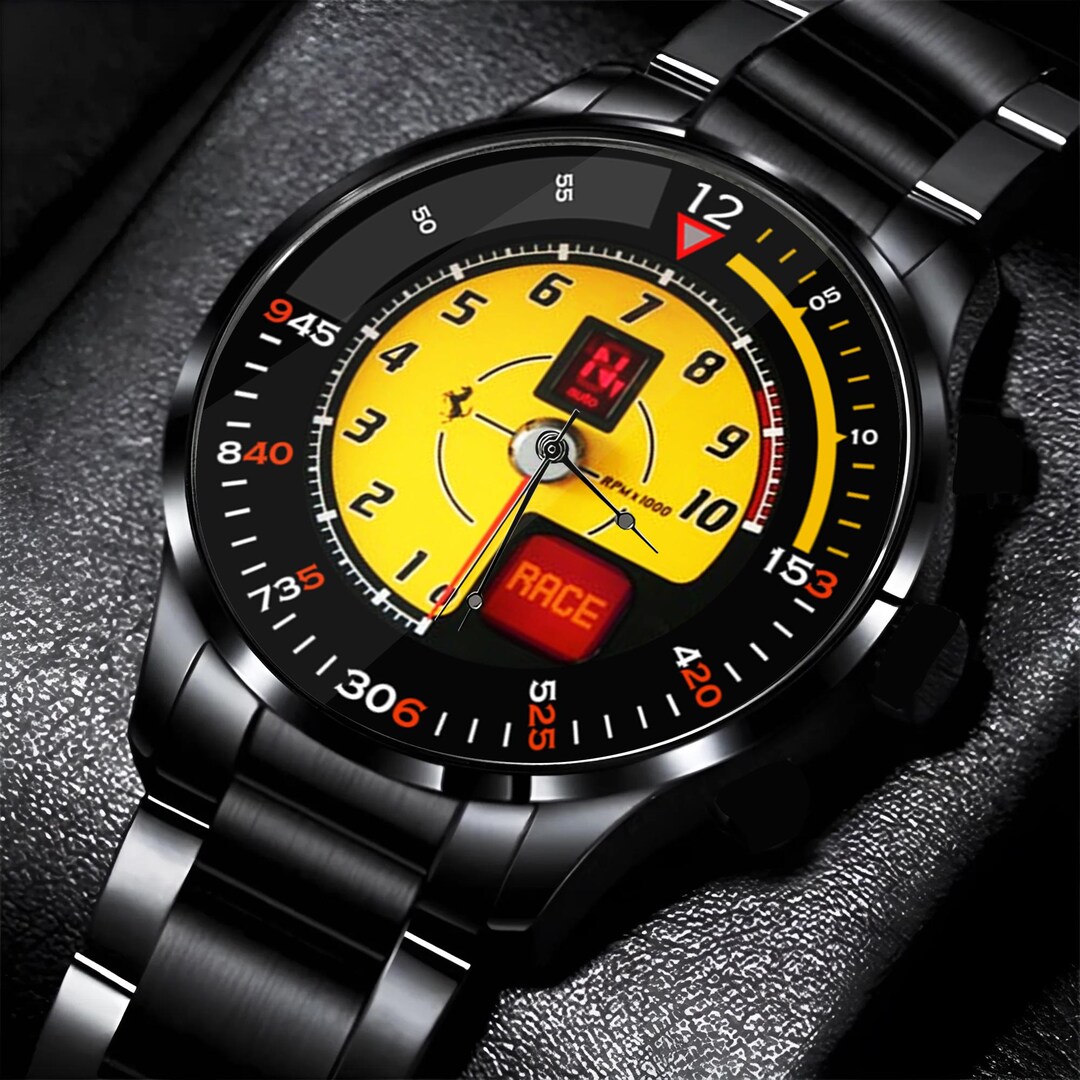 Scuderia Enzo Tachometer Car Watch, Automotive Timepiece - Gift ...