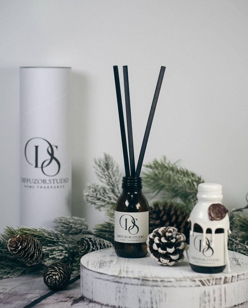 Snowy Forest Reed Diffuser, Pine & Cedarwood Scent - Etsy