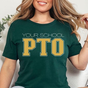 PTO Crew Shirt, Custom Parent Teacher Organization Tshirts, PTA Board ...