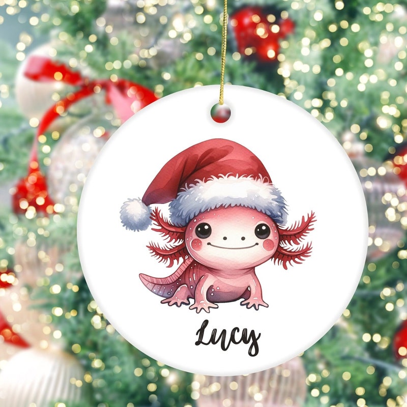 Christmas Axolotl - Etsy