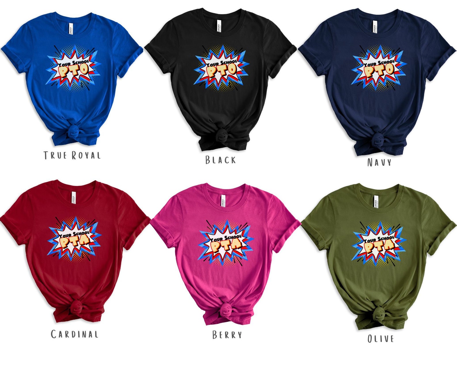 PTA Crew Shirt PTO Squad Gifts Custom Parent Teacher - Etsy