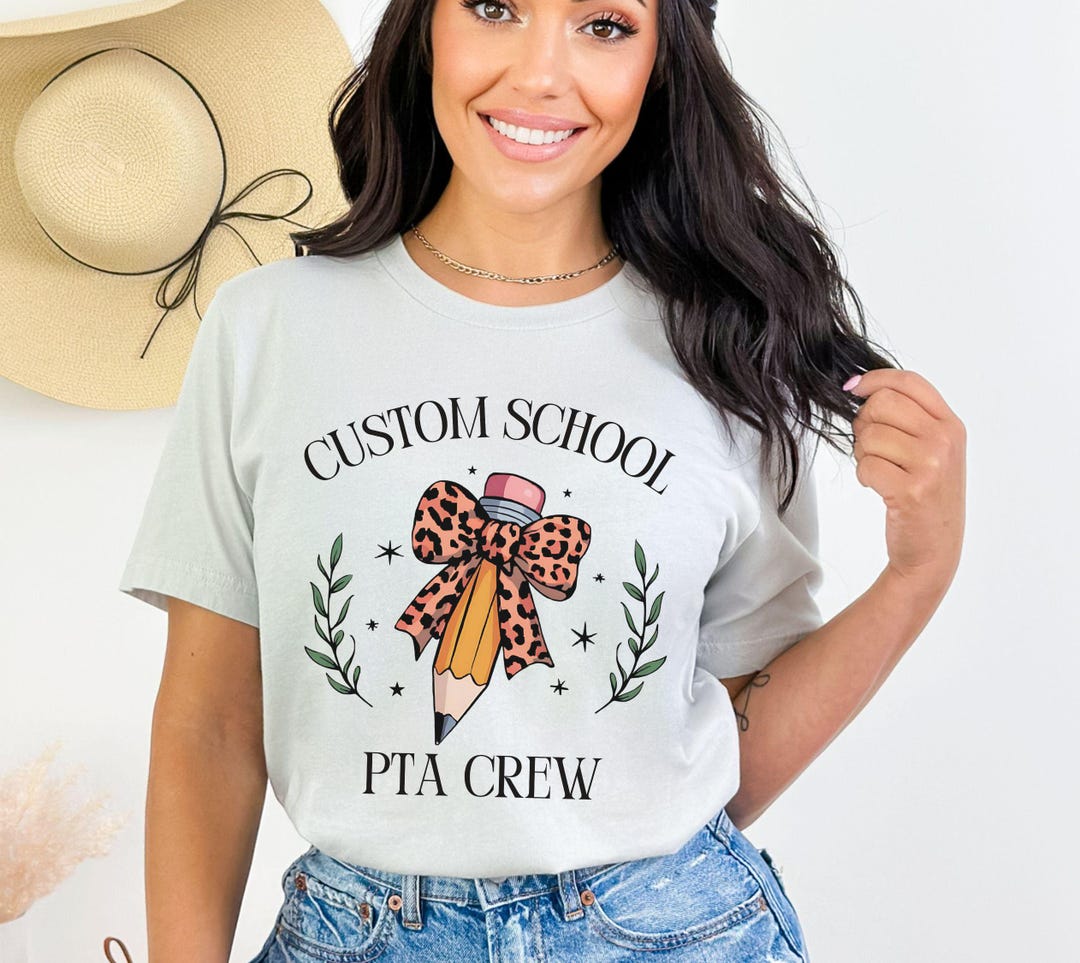 PTA PTO Crew Shirt, Custom Parent Teacher Organization Tshirts, PTO Board, Pto Crew Gifts ...