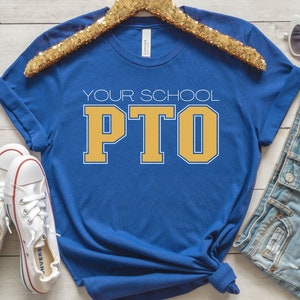 PTO Crew Shirt, Custom Parent Teacher Organization Tshirts, PTA Board ...