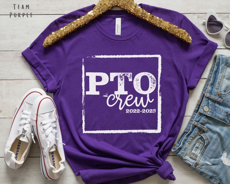 PTO Crew Shirt Custom Parent Teacher Organization Tshirts - Etsy