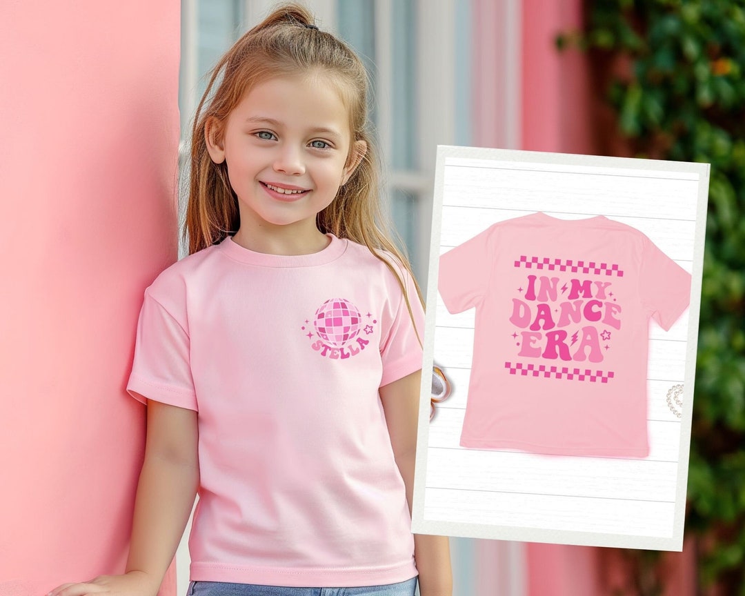 Girls in My Dance Era Shirt, Custom Name Dance Shirt, Personalized ...