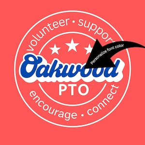 PTO/PTA Crew Shirt, Custom Parent Teacher Organization Tshirts, PTO ...