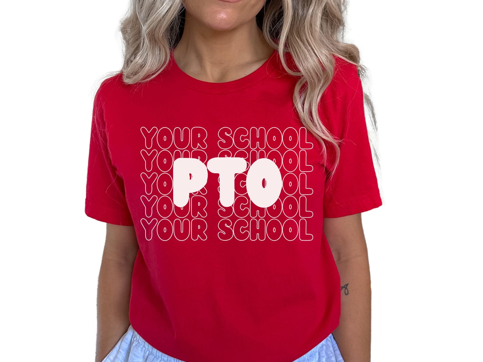 PTA PTO Crew Shirt, Custom Parent Teacher Organization Tshirts, PTO ...