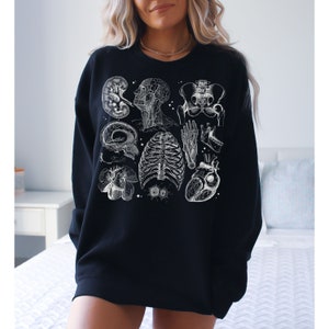 Human Anatomy Sweatshirt, Gift for Nursing Students, Anatomical Shirt ...
