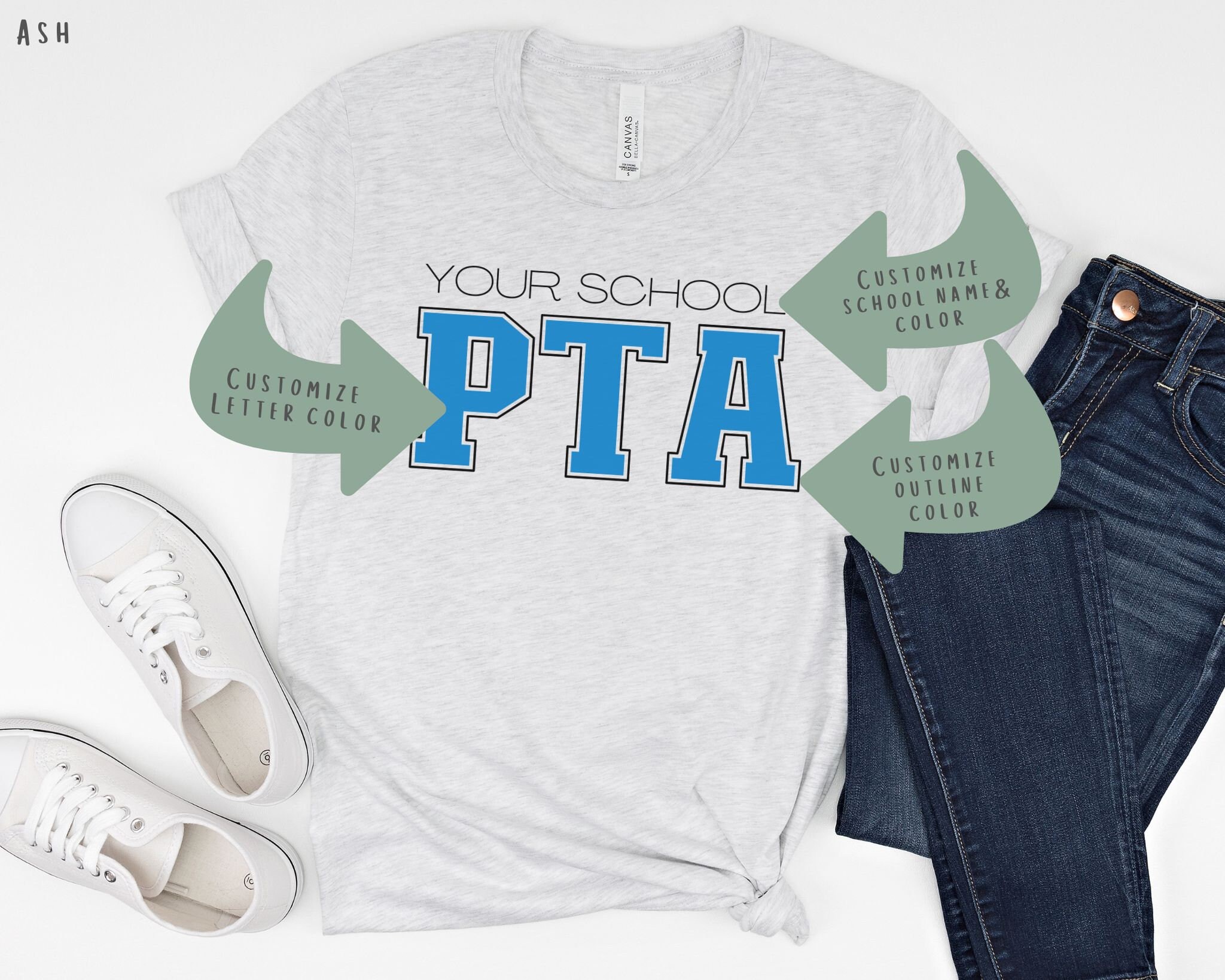 PTO Crew Shirt, Custom Parent Teacher Organization Tshirts, PTA Board ...