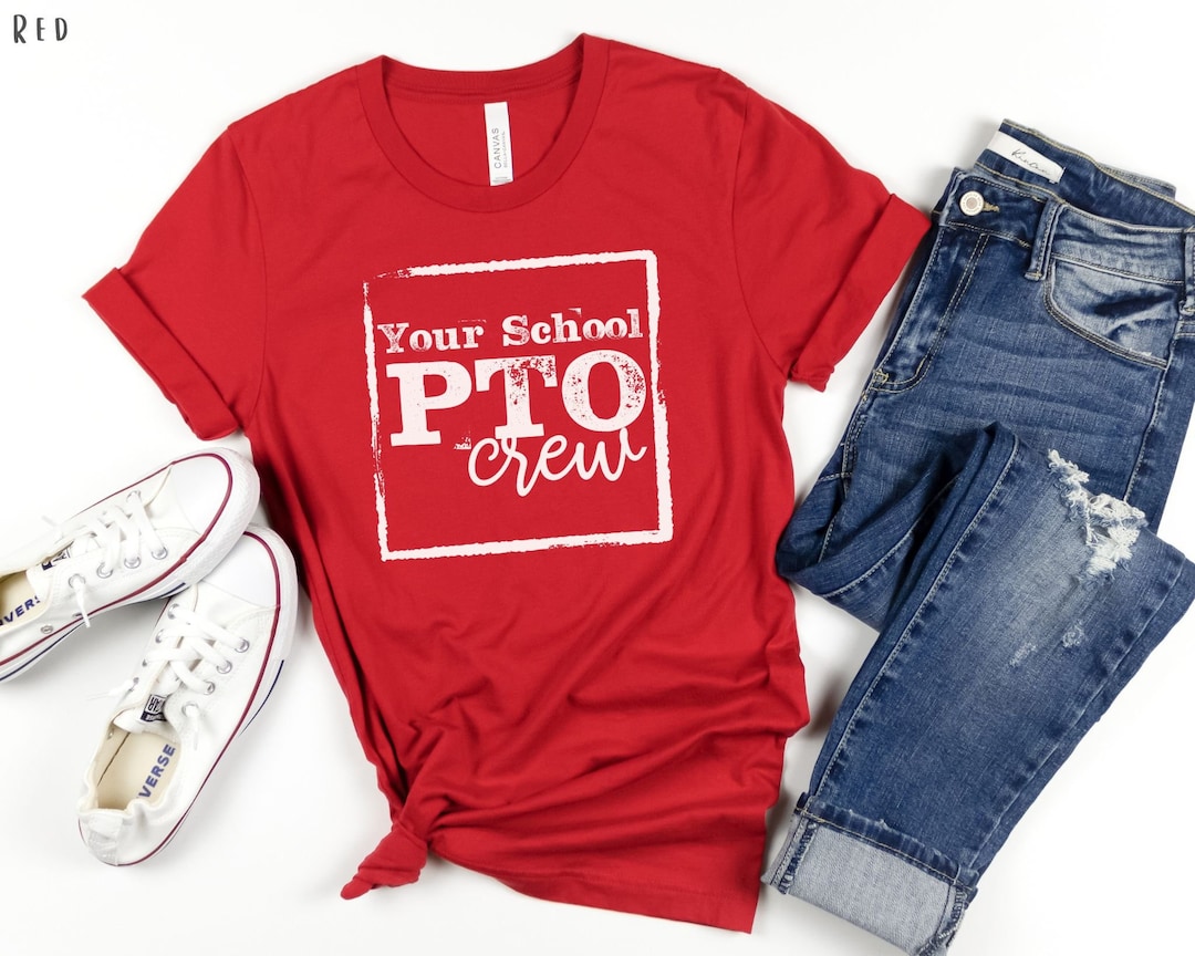 Custom PTO Shirt, PTA Squad Parent Teacher Organization Tshirts, Pta ...
