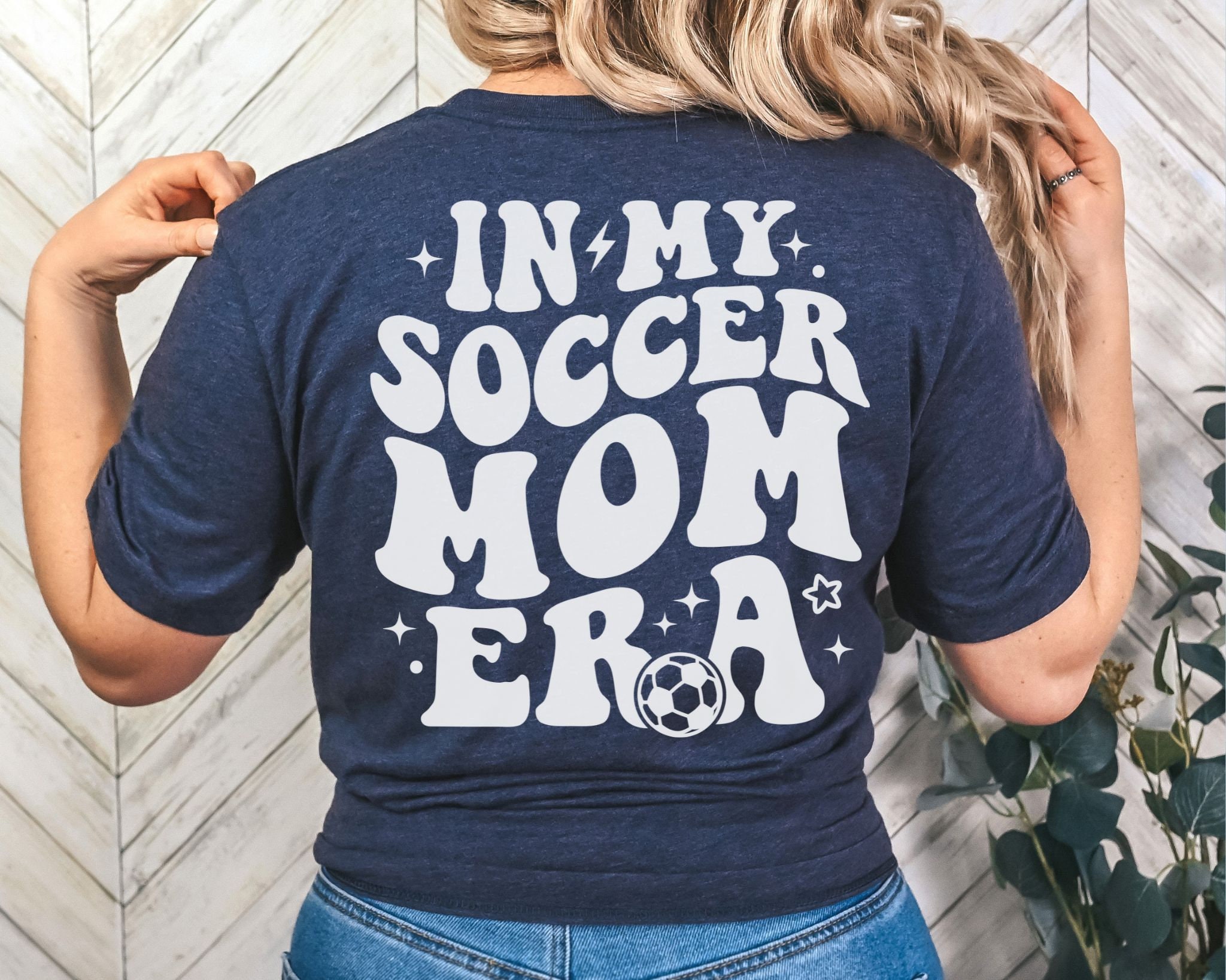 In My Soccer Mom Era Custom Soccer Mama Shirt Soccer Lover Etsy