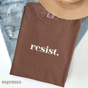Resist Shirt Political Resistance Unisex Tee, Activist Protest Shirt ...