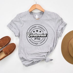 PTO/PTA Crew Shirt, Custom Parent Teacher Organization Tshirts, PTO ...