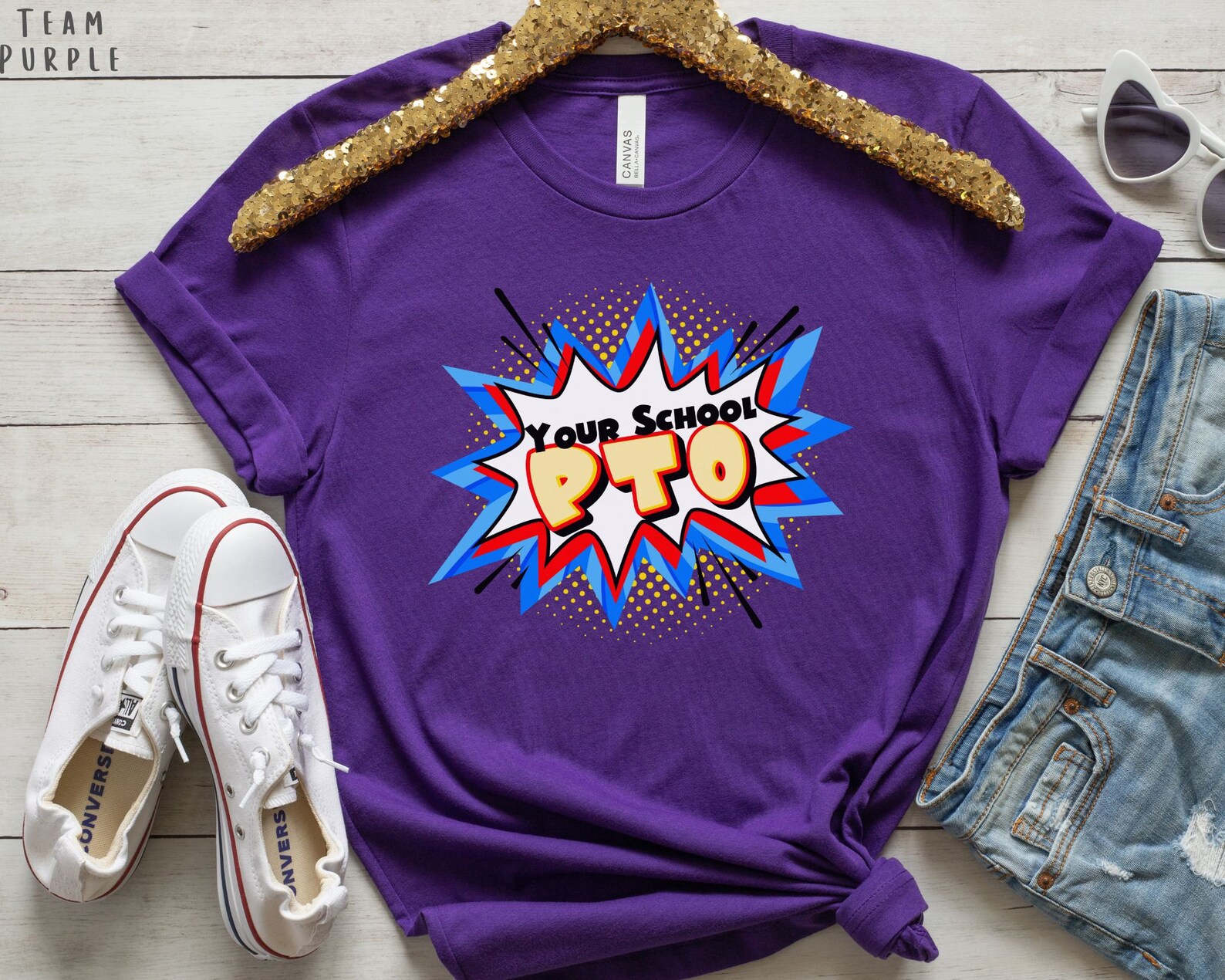 PTA Crew Shirt PTO Squad Gifts Custom Parent Teacher - Etsy