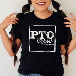 PTO Crew Shirt, Custom Parent Teacher Organization Tshirts, PTO Board ...