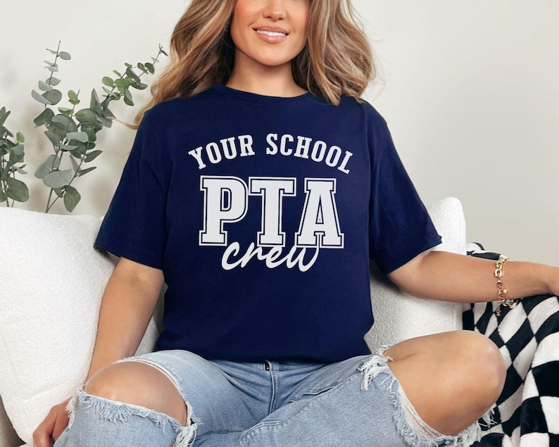 PTO Crew Shirt, PTA Custom Parent Teacher Organization Tshirts, PTO ...