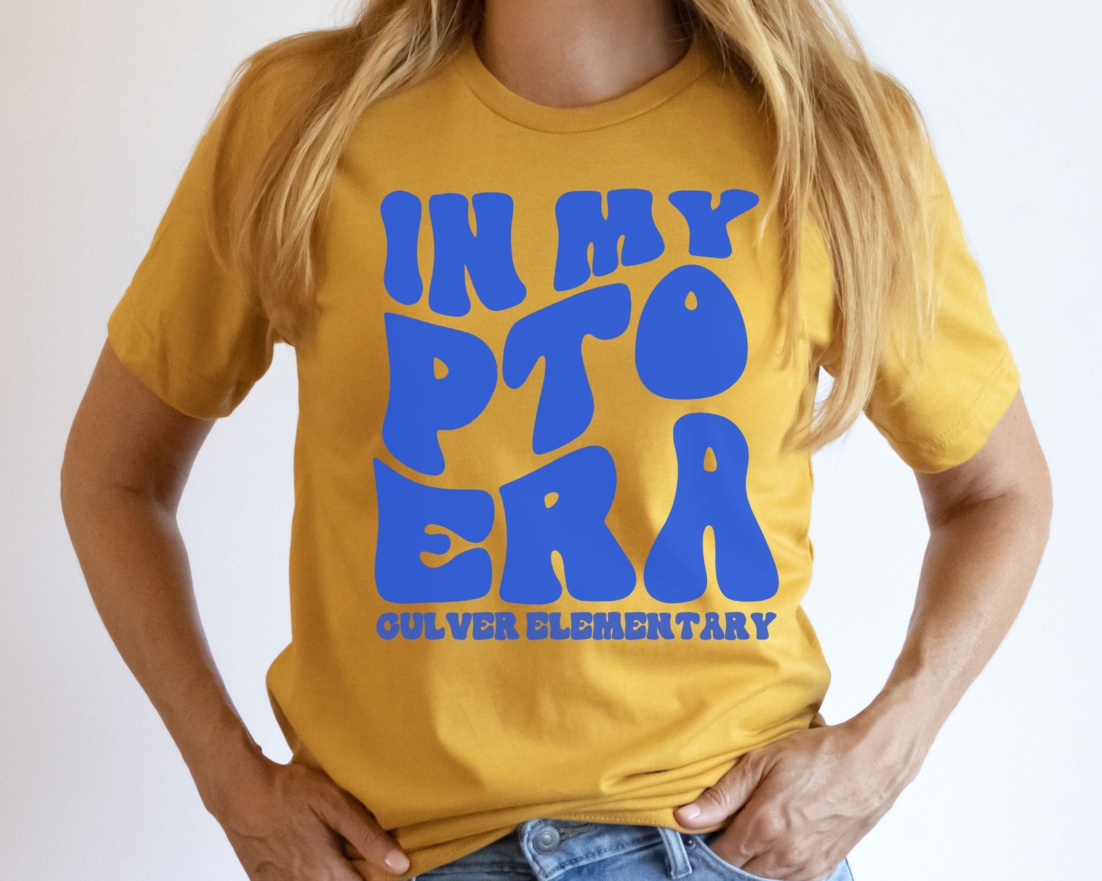 PTO/PTA Crew Shirt, in My Pto Era, Custom Parent Teacher Organization ...