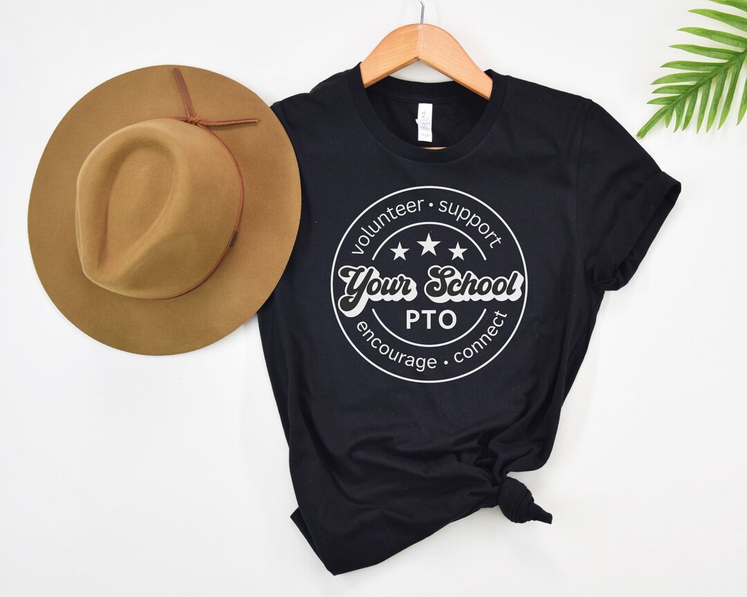 PTO/PTA Crew Shirt, Custom Parent Teacher Organization Tshirts, PTO ...