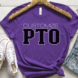 PTO Crew Shirt, Custom Parent Teacher Organization Tshirts, PTA Board ...
