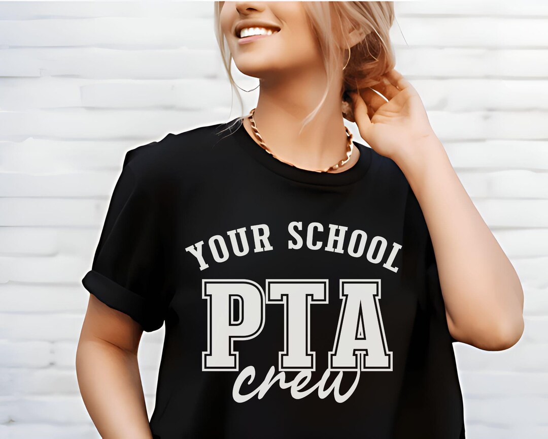 PTO Crew Shirt, PTA Custom Parent Teacher Organization Tshirts, PTO ...