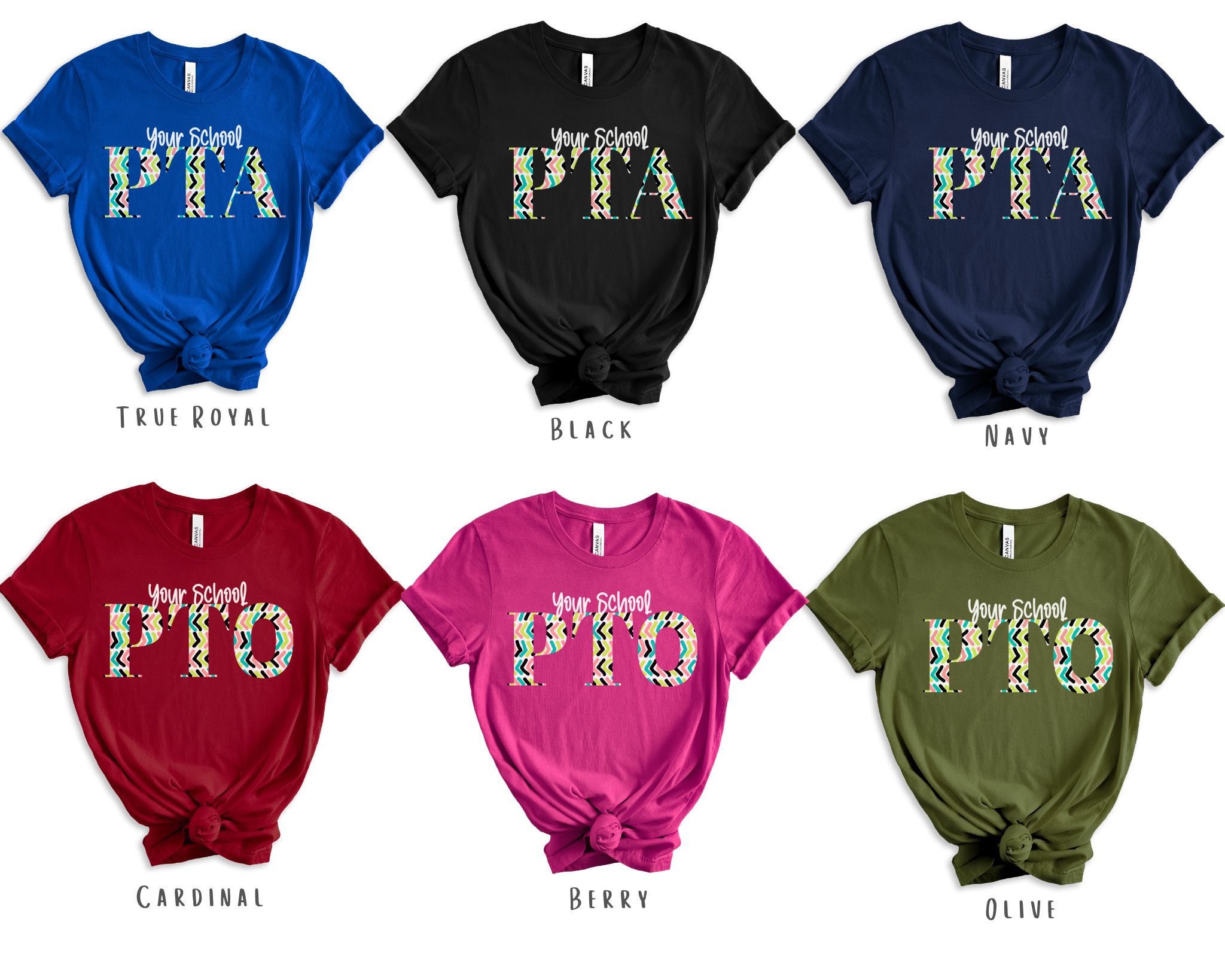 PTA Crew Shirt Custom Parent Teacher Organization Tshirts - Etsy
