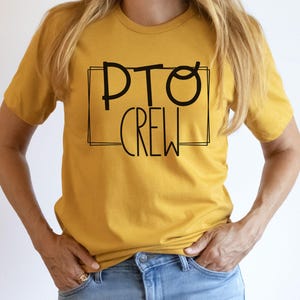 PTA Crew Shirt, Parent Teacher Organization Tshirts, PTA Board, PTO ...