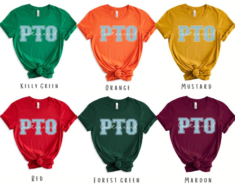 PTO Crew Shirt Custom Parent Teacher Organization Tshirts - Etsy