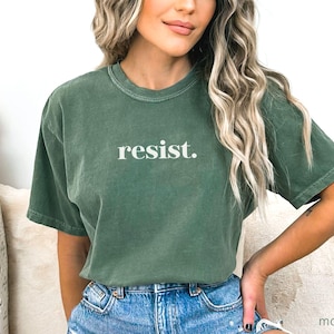 Resist Shirt Political Resistance Unisex Tee, Activist Protest Shirt ...