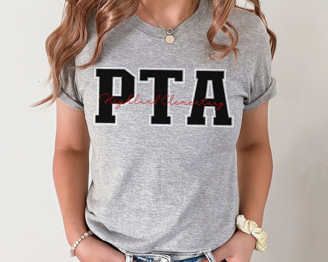 PTO Crew Shirt, Custom Parent Teacher Organization Tshirts, PTO Board ...