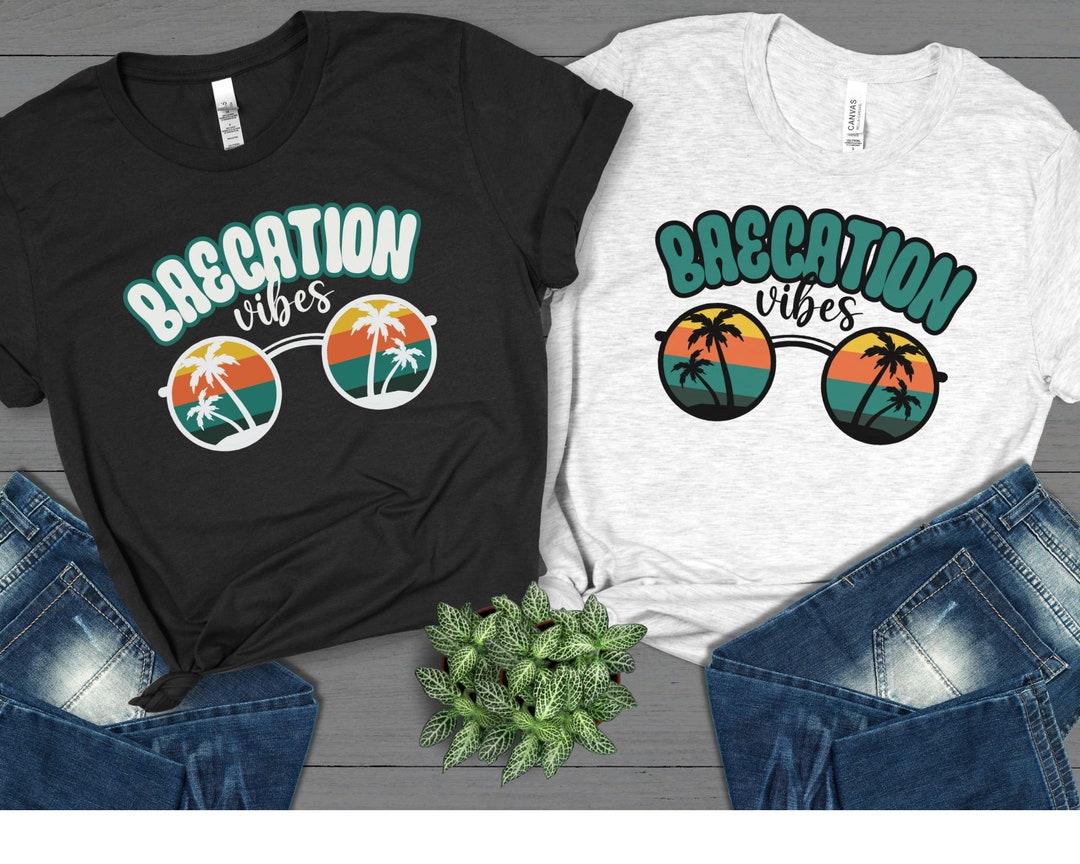 Baecation Vibes, Baecation Shirt, Matching Couples Shirts, Baecation ...