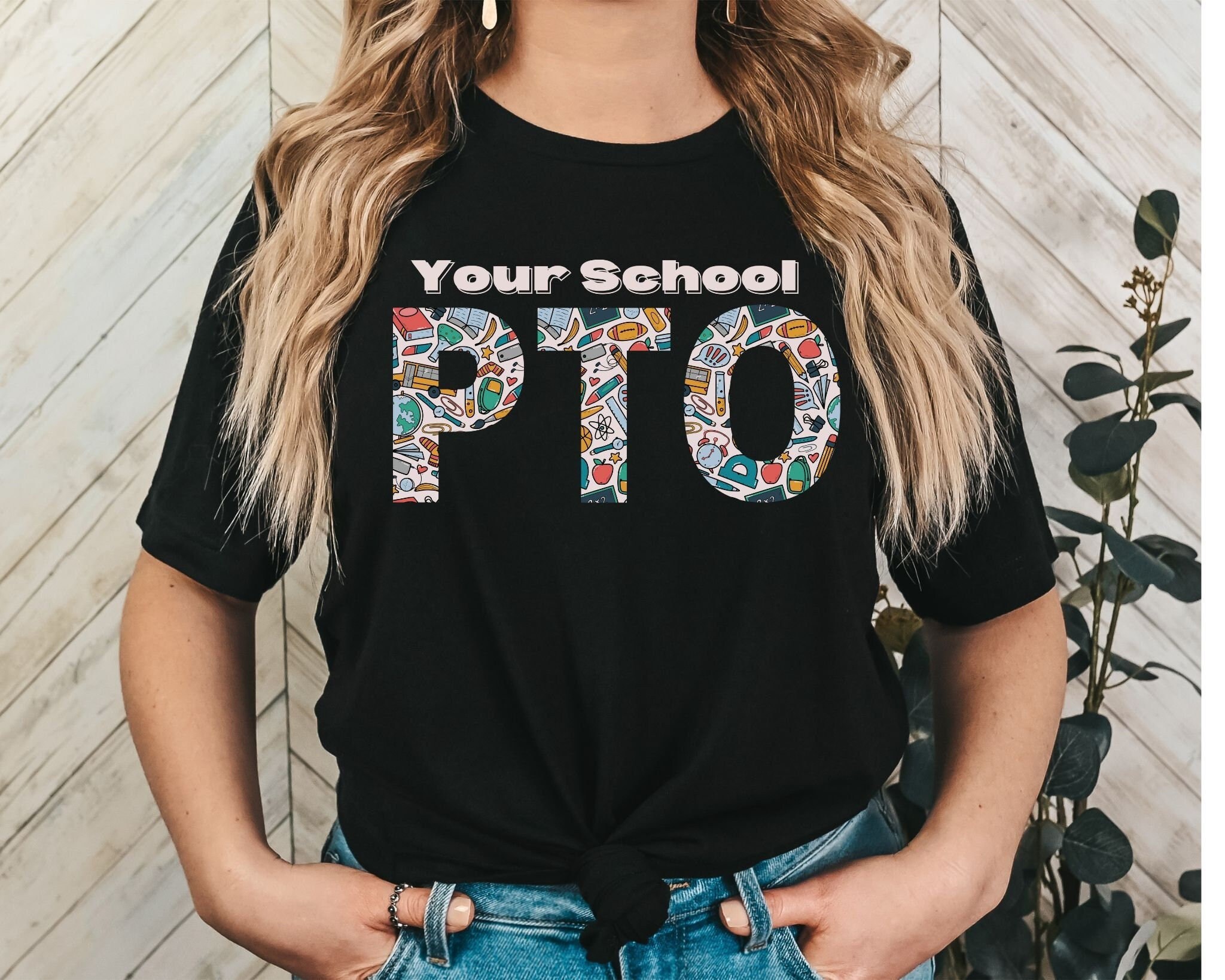 PTO Crew Shirt Custom Parent Teacher Organization Tshirts - Etsy