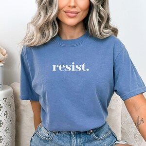 Resist Shirt Political Resistance Unisex Tee, Activist Protest Shirt ...