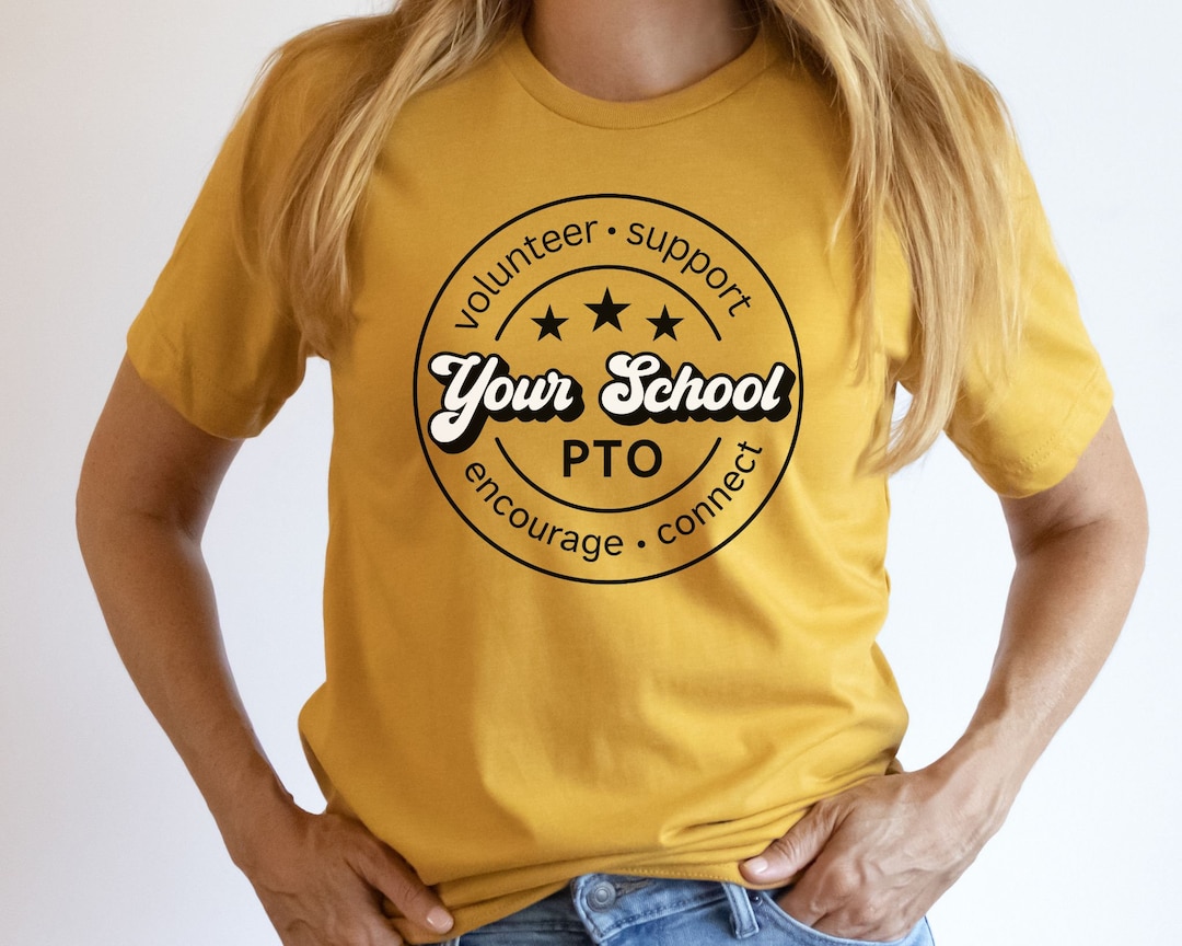 PTO Crew Shirt, Custom Parent Teacher Organization Tshirts, PTO Board ...