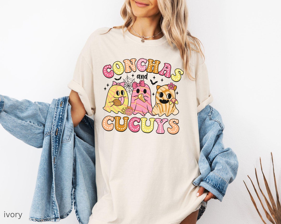 Conchas and Cucuys Comfort Colors Shirt, Mexican Ghosts Tshirt ...