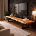 Handcrafted Live Edge Walnut TV Stand – Solid Wood Television Unit With ...