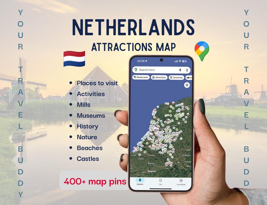 Netherlands Travel Guide – Google Maps Guide With 400+ Locations ...