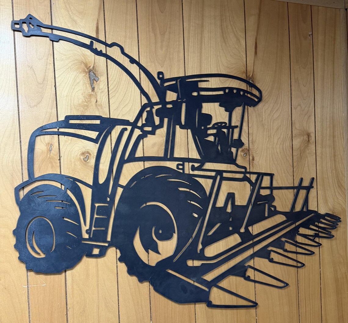 Forage Harvester (chopper) DXF/SVG/JPG Files for Display and Cnc ...