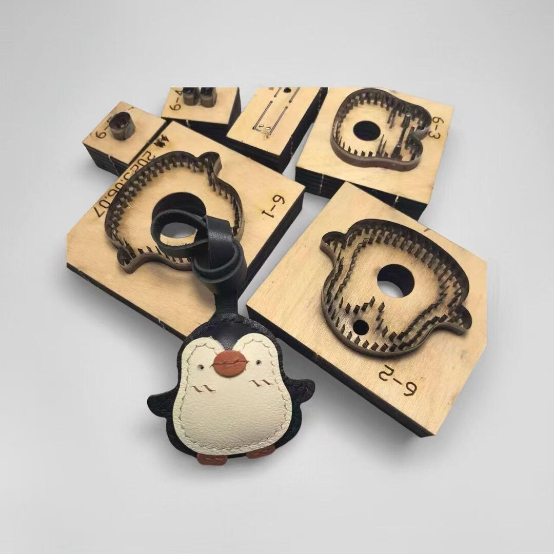 Leather Cutting Mold, DIY Handmade Penguin Mold, Keychains and Handmade ...
