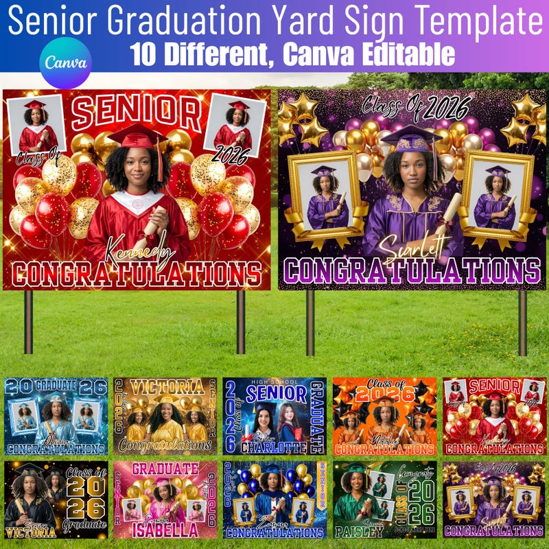 Banner Class 2026 - Etsy