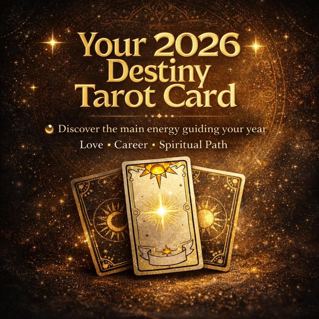 Your 2026 Destiny Tarot Card | Year Ahead Reading for Love, Career ...